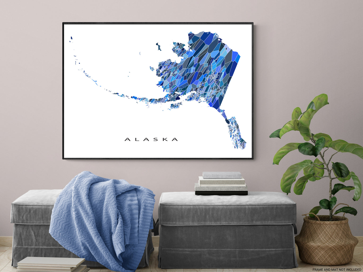 BLUE SHAPES — Maps As Art