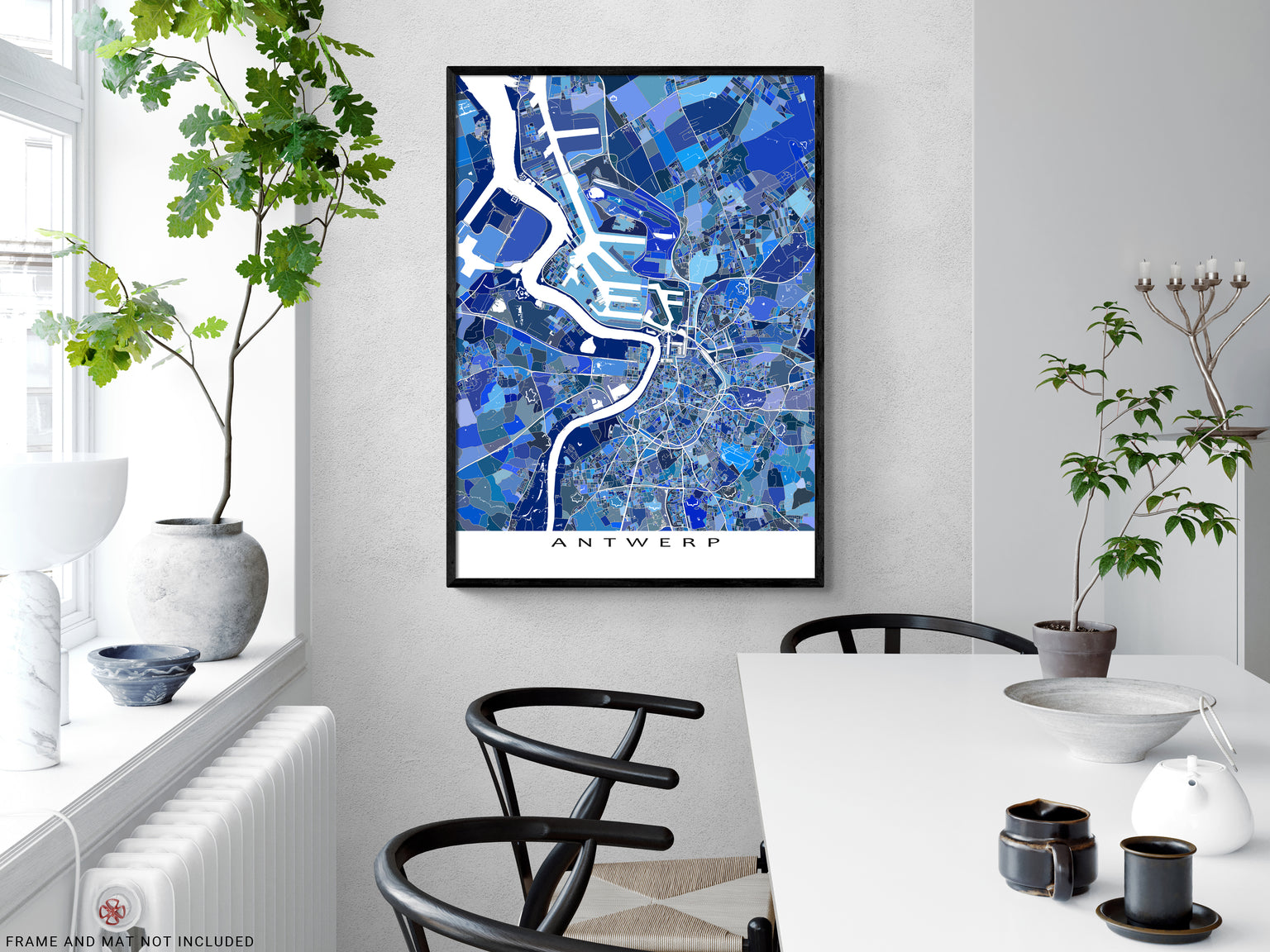 BLUE SHAPES — Maps As Art