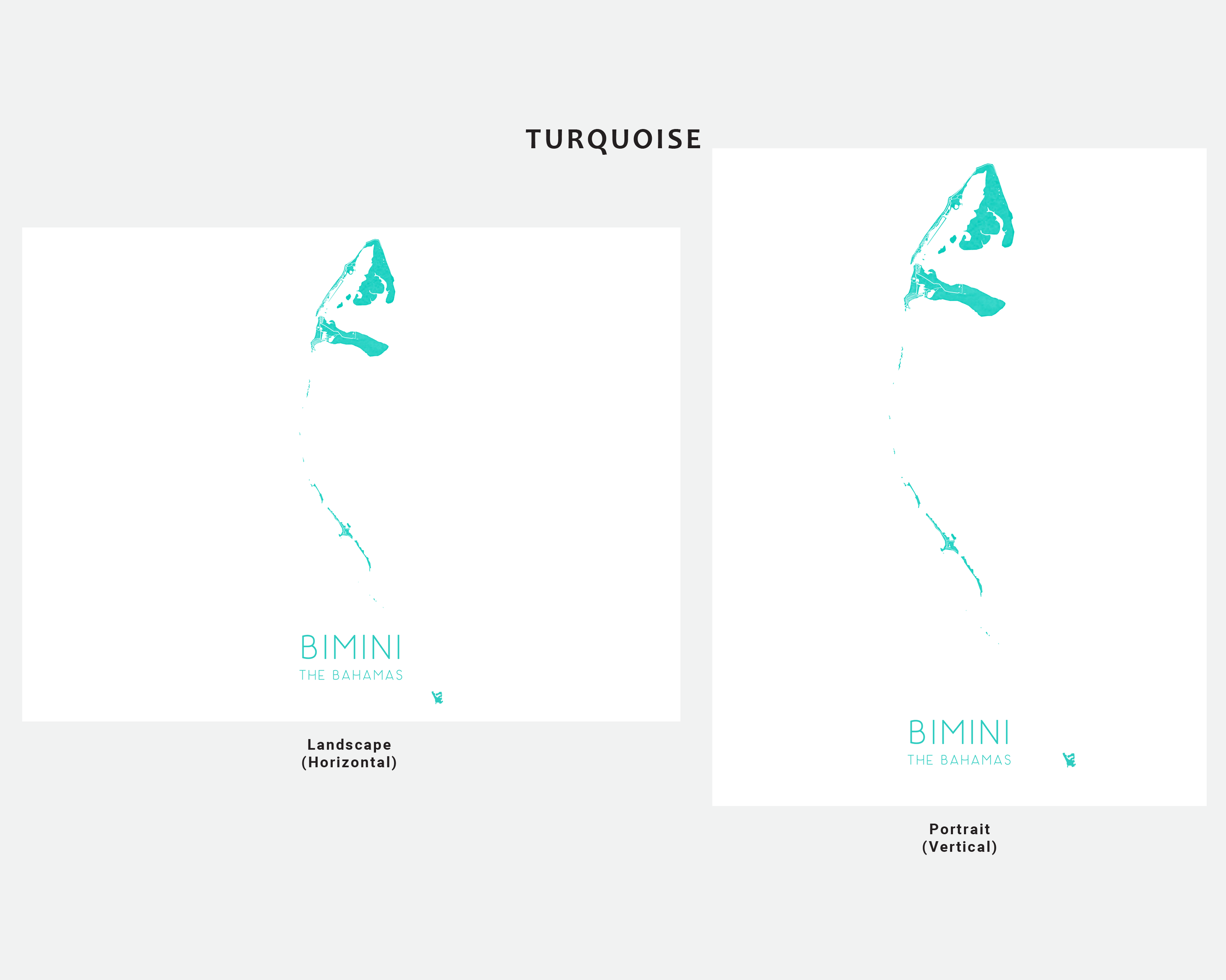 Bimini The Bahamas Map Print, Bimini Islands The Bahamas Wall Art Post ...