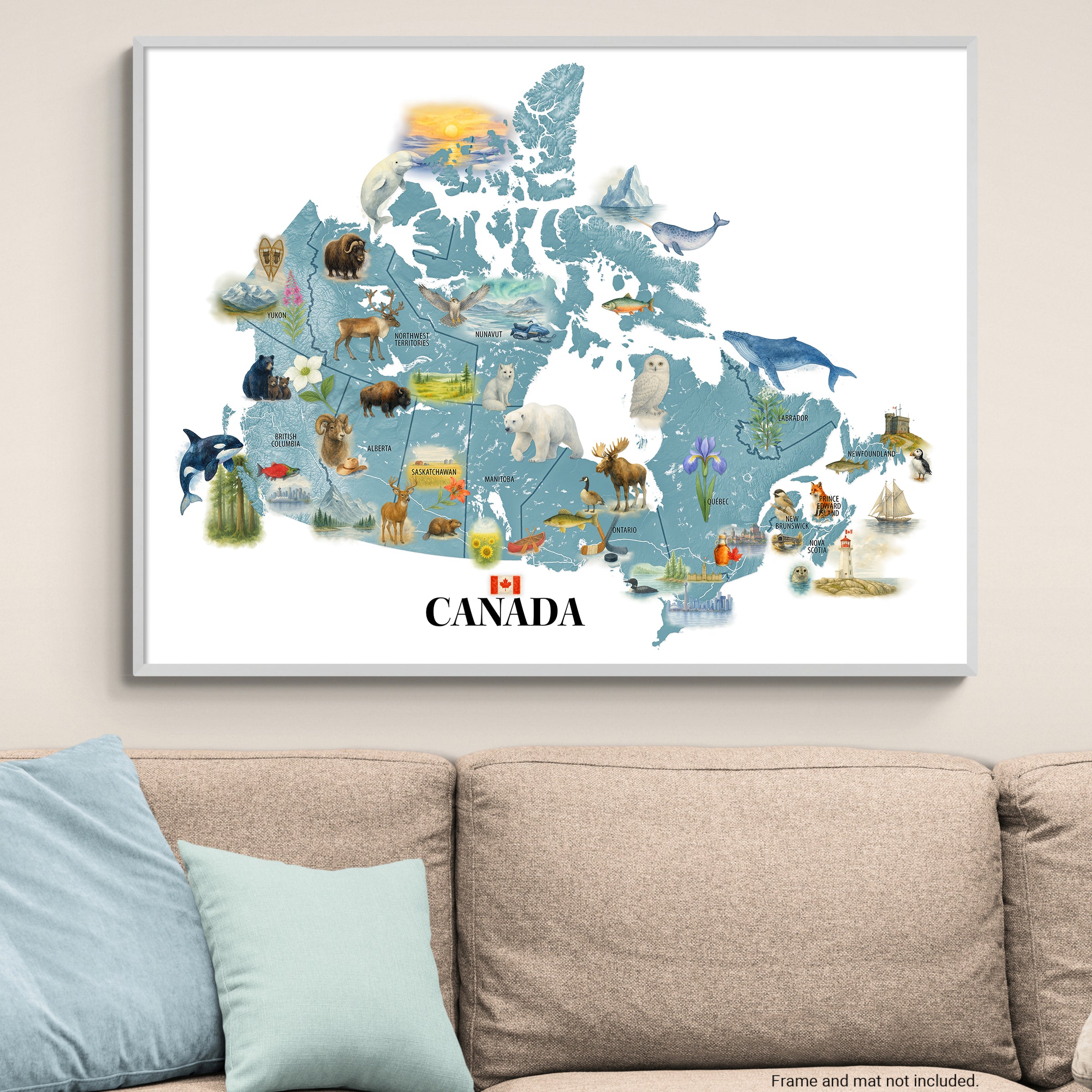 Maps As Art - Map Art Prints for Home Wall Decor and Travel Gifts