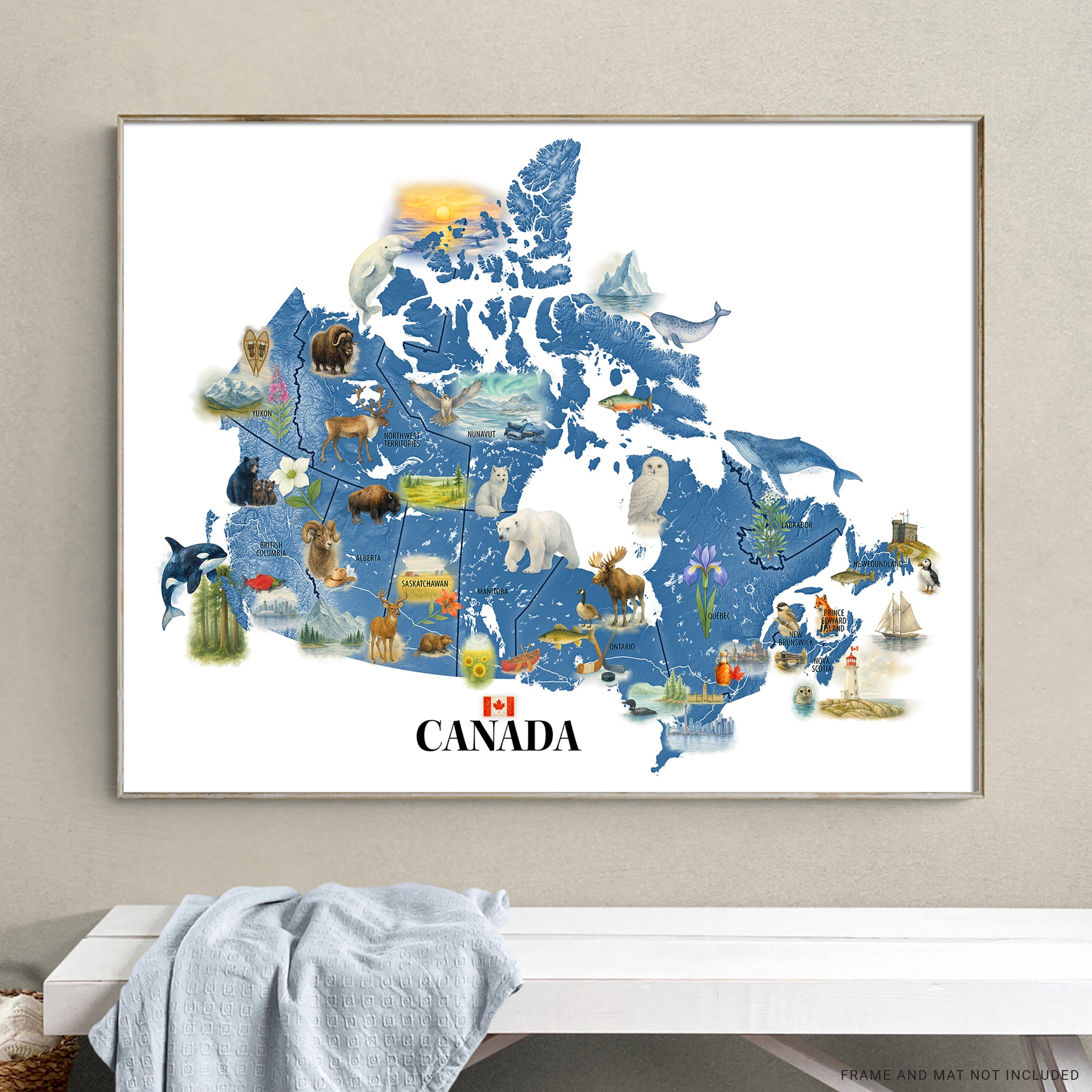 Maps As Art - Map Art Prints for Home Wall Decor and Travel Gifts