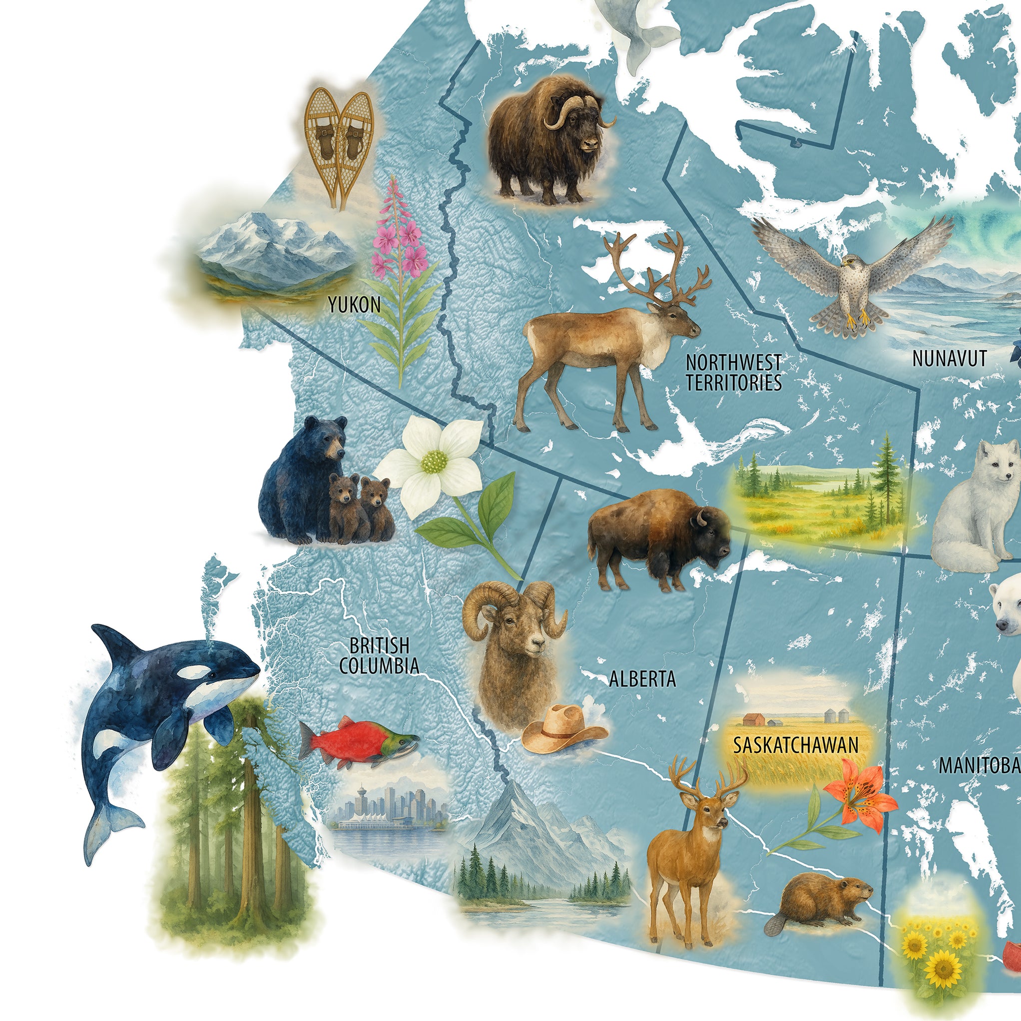 Maps As Art - Map Art Prints for Home Wall Decor and Travel Gifts