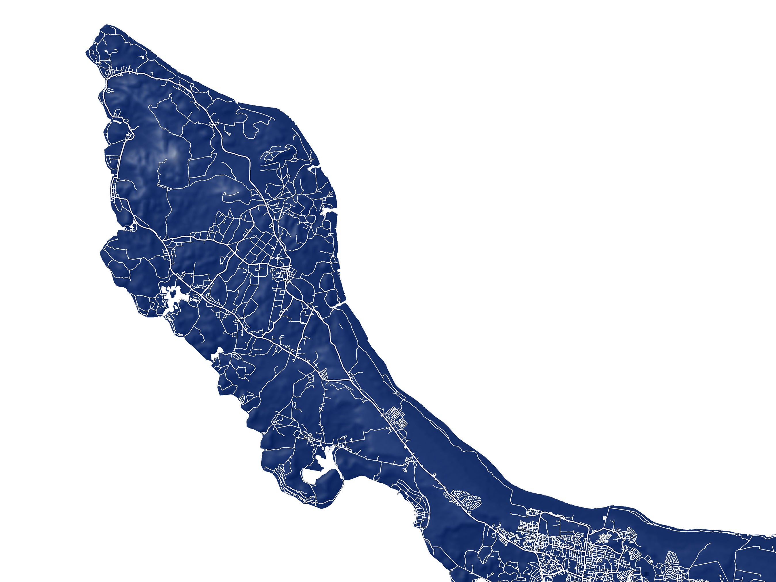 Curacao Map Print, Curacao Wall Art Prints, Caribbean Islands Poster M ...