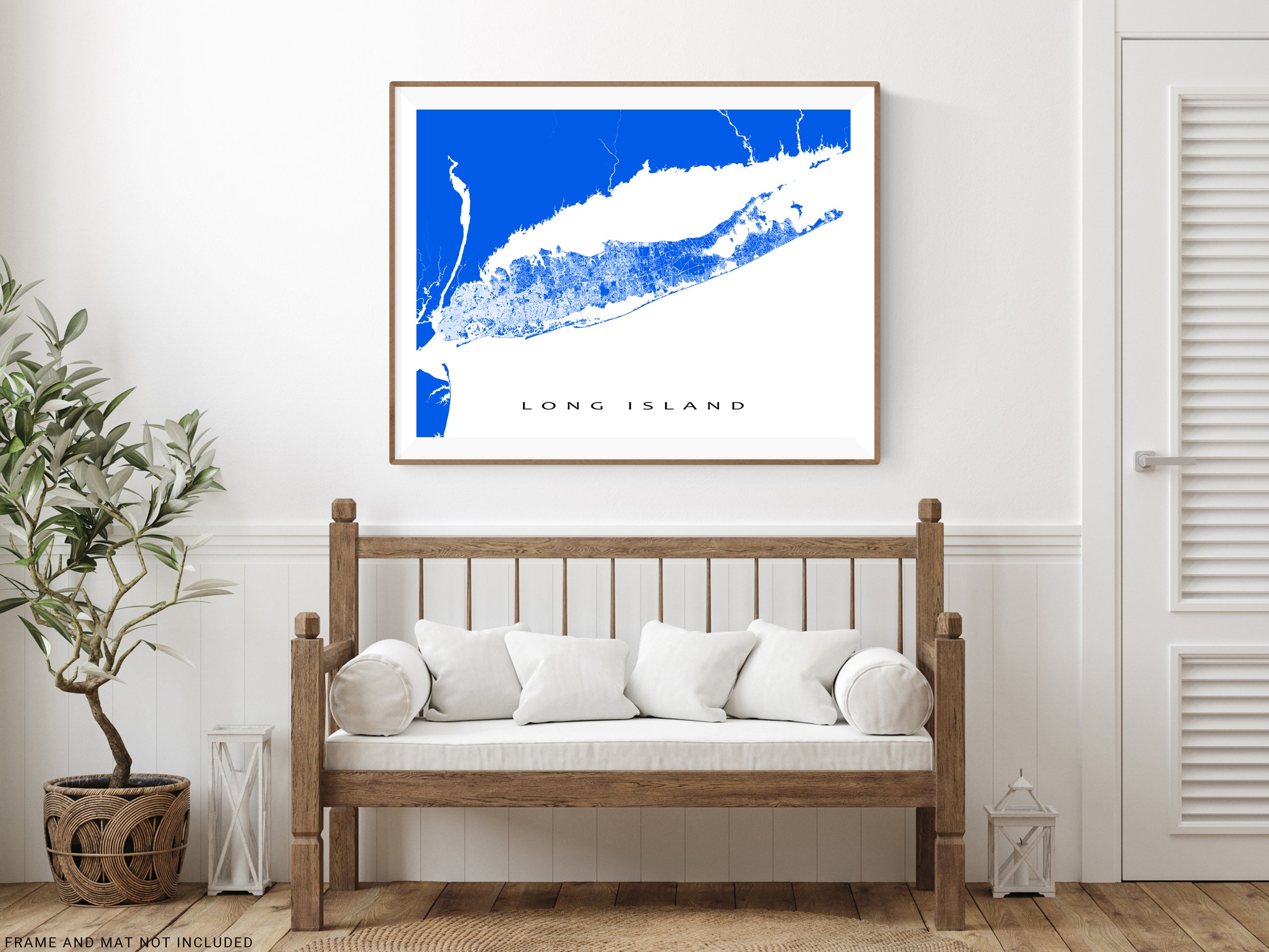Long Island NY Map Print, Long Island New York City Street Wall Art Po ...
