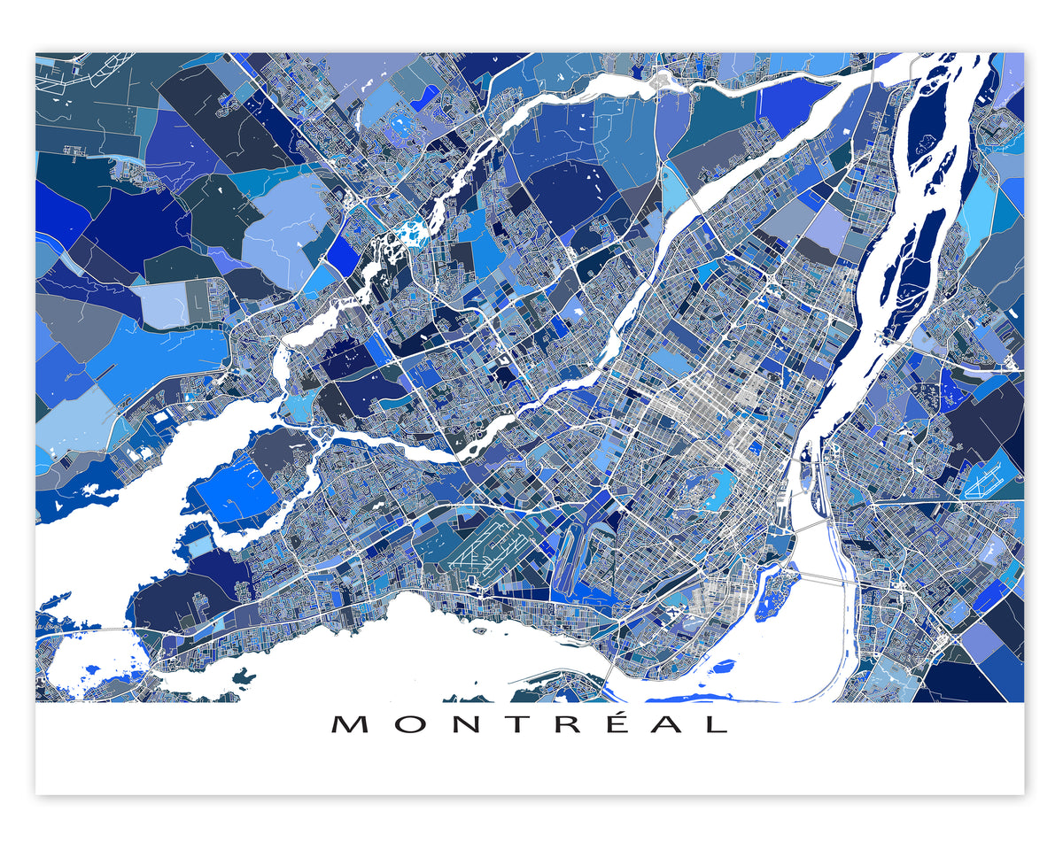 Montreal Quebec Canada Map