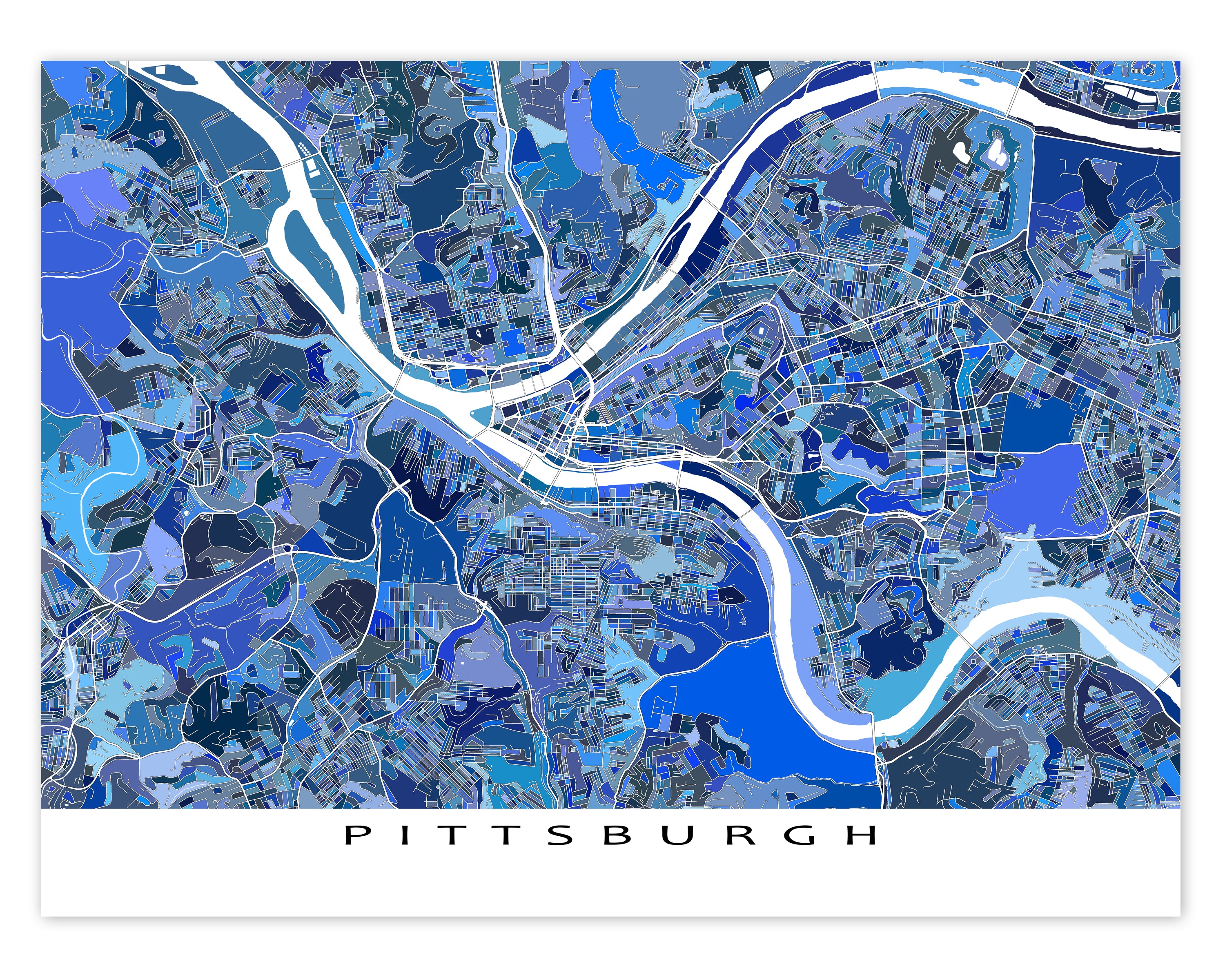 Pittsburgh Pennsylvania Map