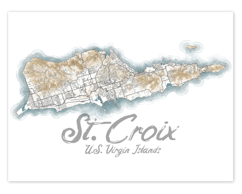 Maps As Art - Map Art Prints for Home Wall Decor and Travel Gifts