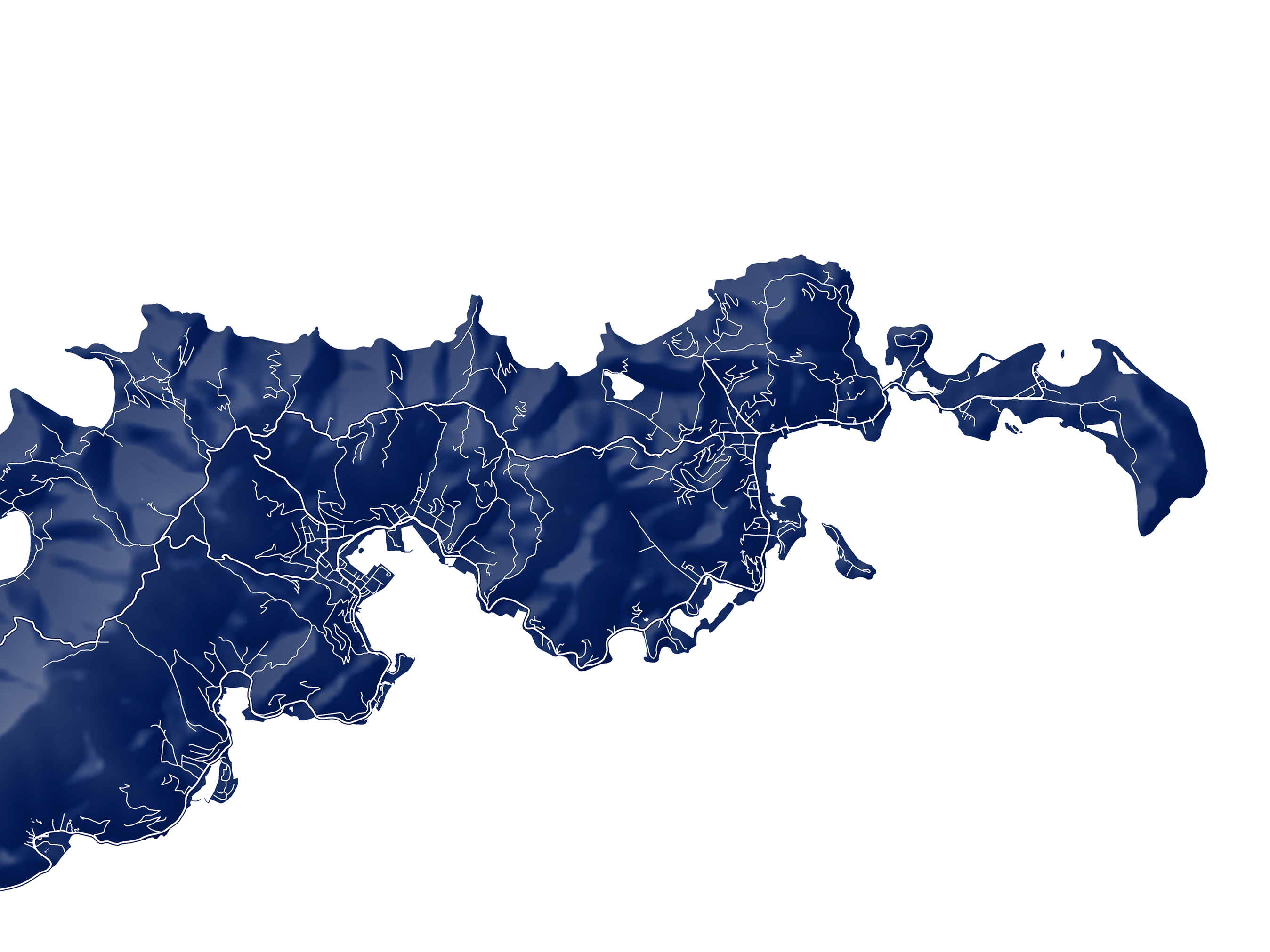 Tortola British Virgin Islands Map Wall Art Poster Print, BVI Caribbea ...