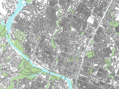 Austin Map Print, Austin Art Prints, Austin Texas City Street Maps ...