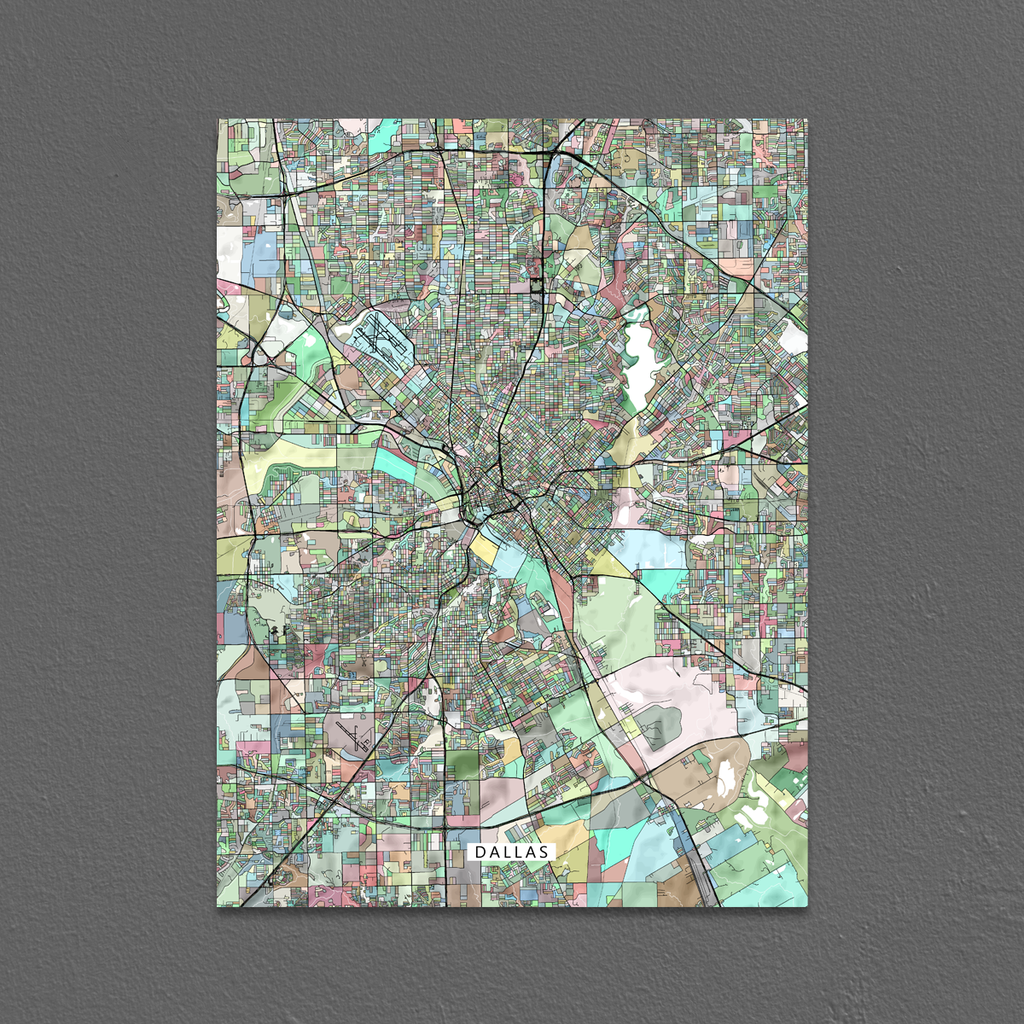 COLORFUL SHAPES — Maps As Art