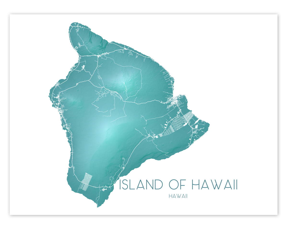 Big Island Hawaii Map Free Printable Maps