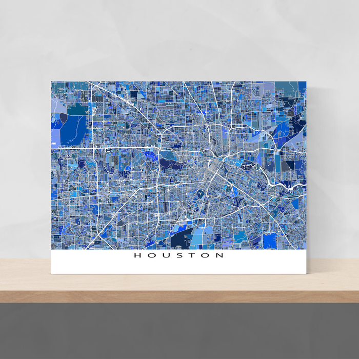 Houston Map Print, Texas, USA — Maps As Art