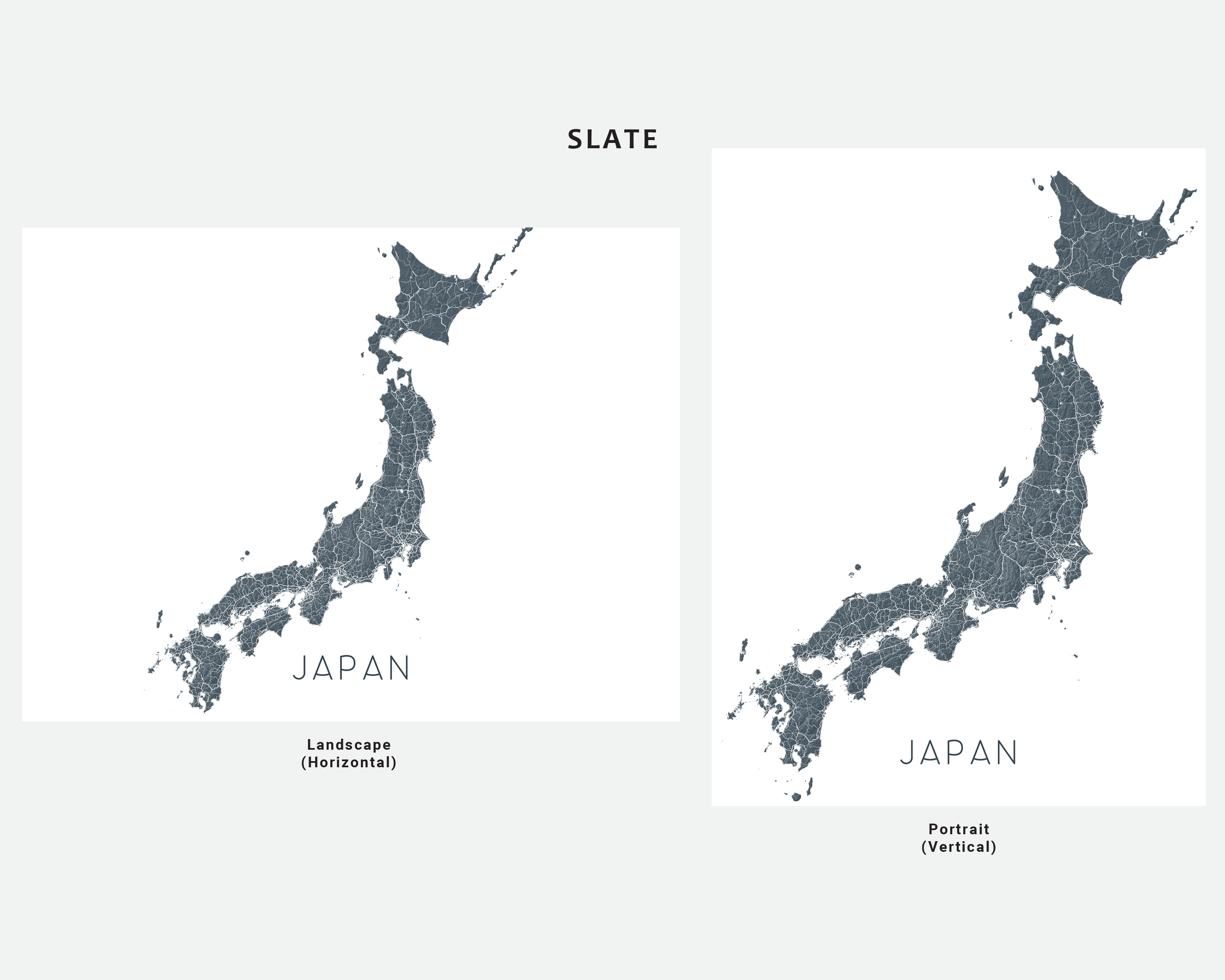 Japan Map Poster - Map of Japan Islands Wall Art Maps, Tokyo — Maps As Art