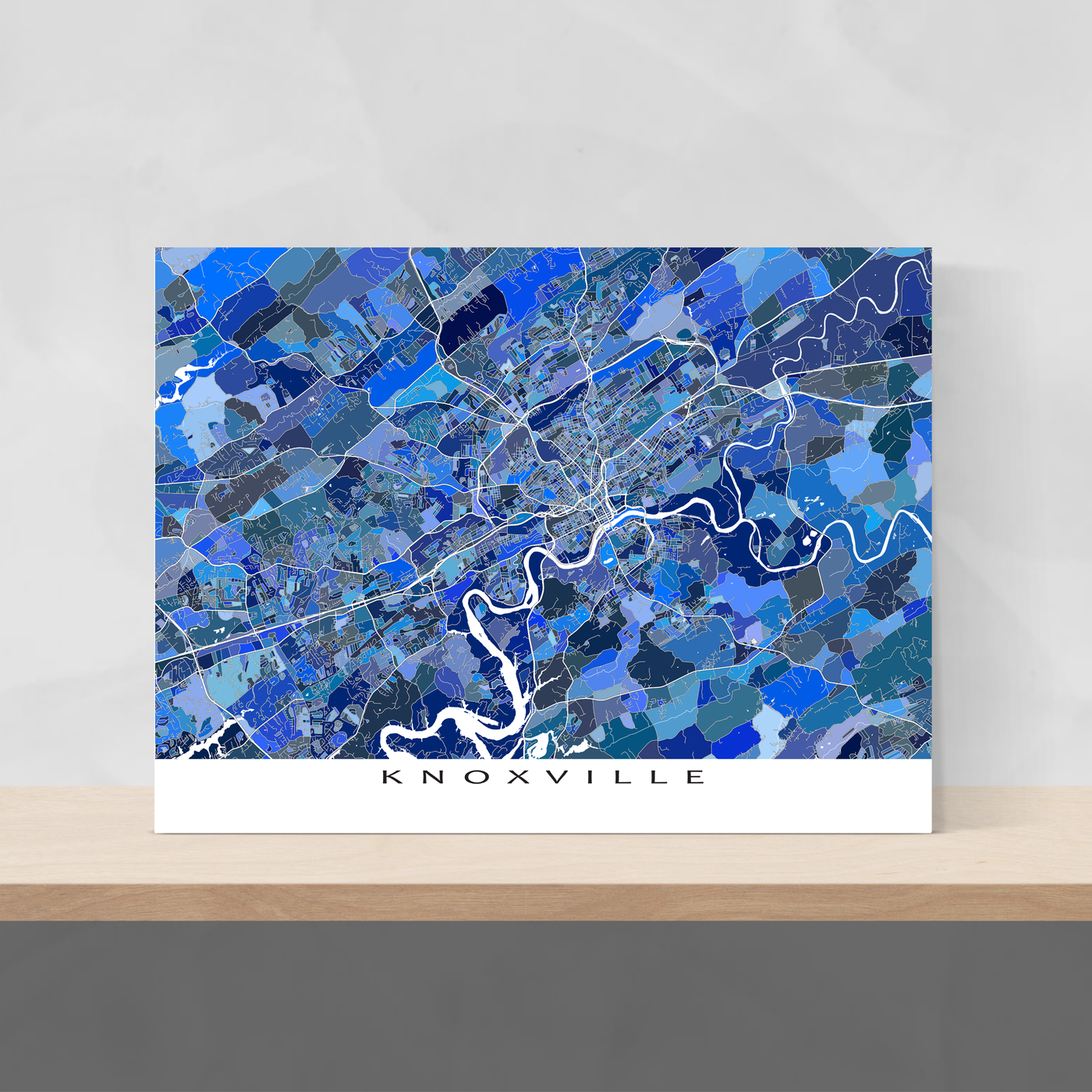 Knoxville Map Print, Tennessee, USA — Maps As Art