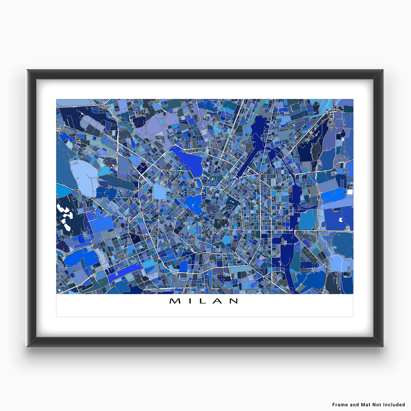 Milan Map Print, Italy — Maps As Art