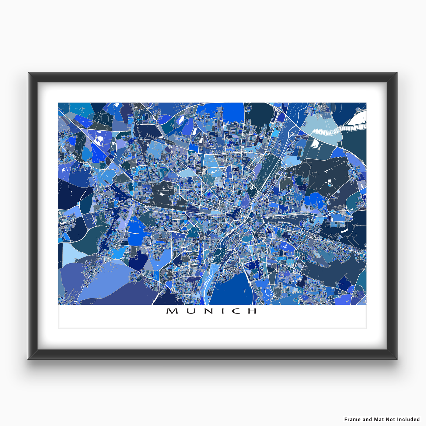Munich Map Print, Germany — Maps As Art