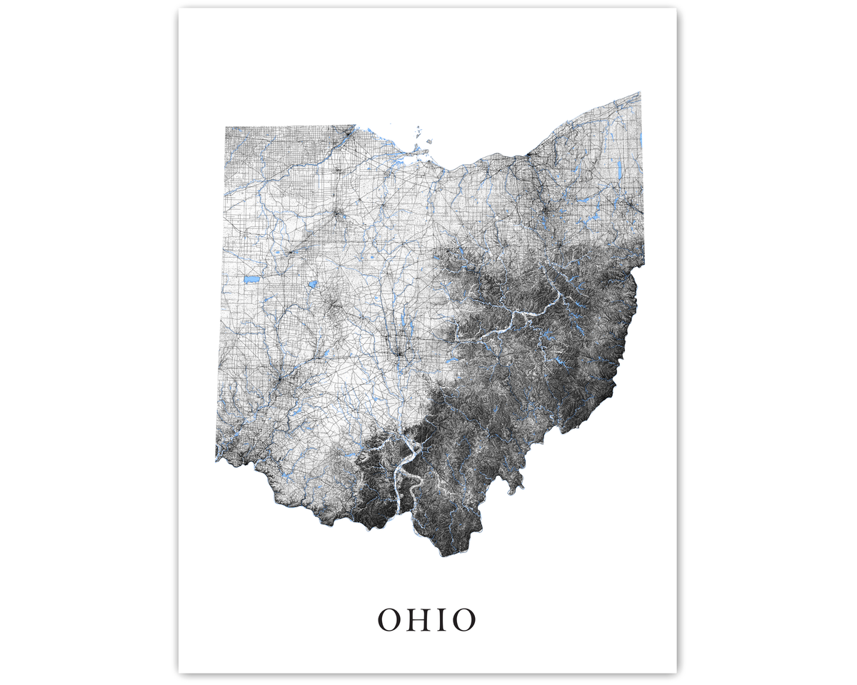 State Of Ohio Map