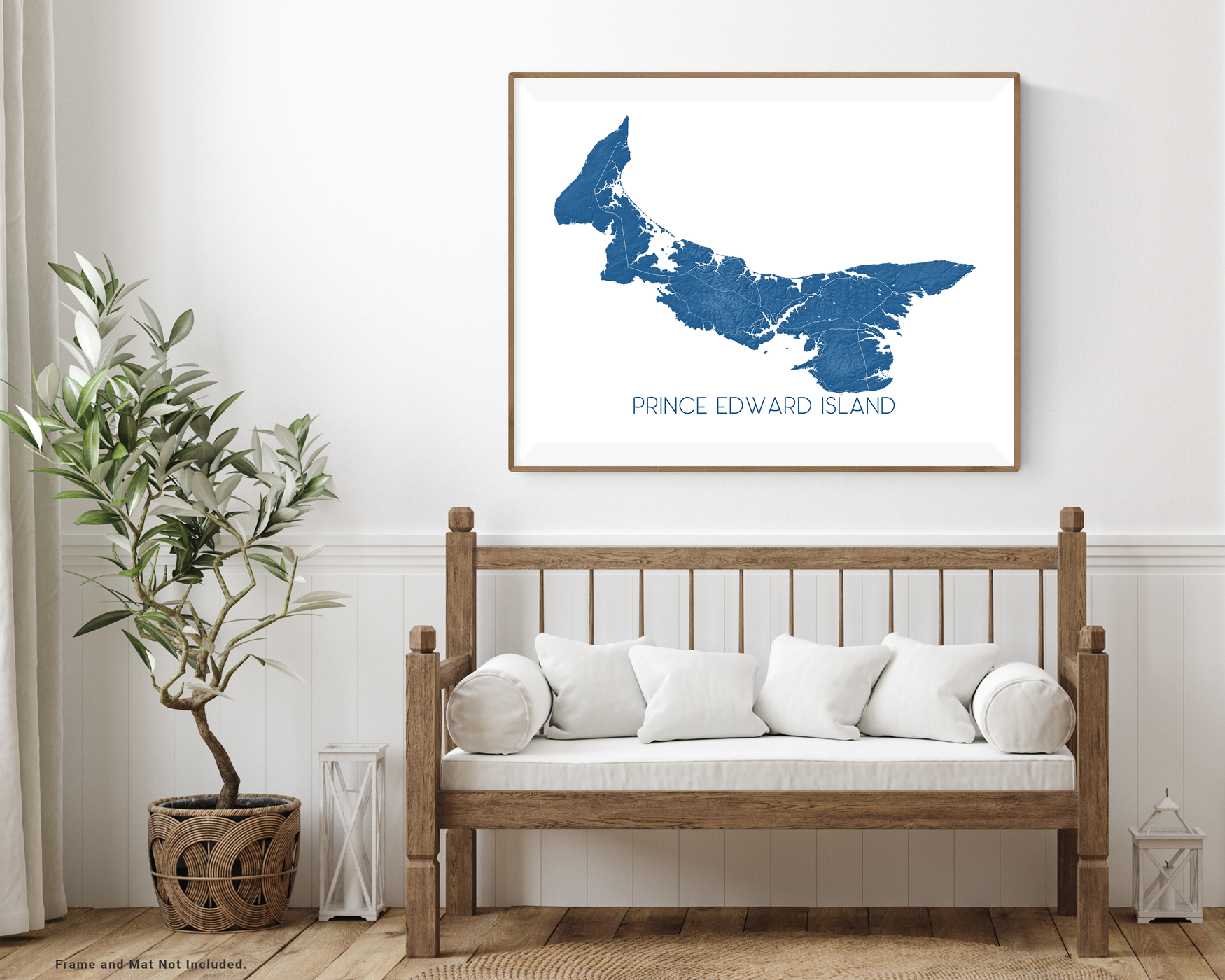 Prince Edward Island Map Print - PEI Map Art Prints, Prince Edward Isl ...