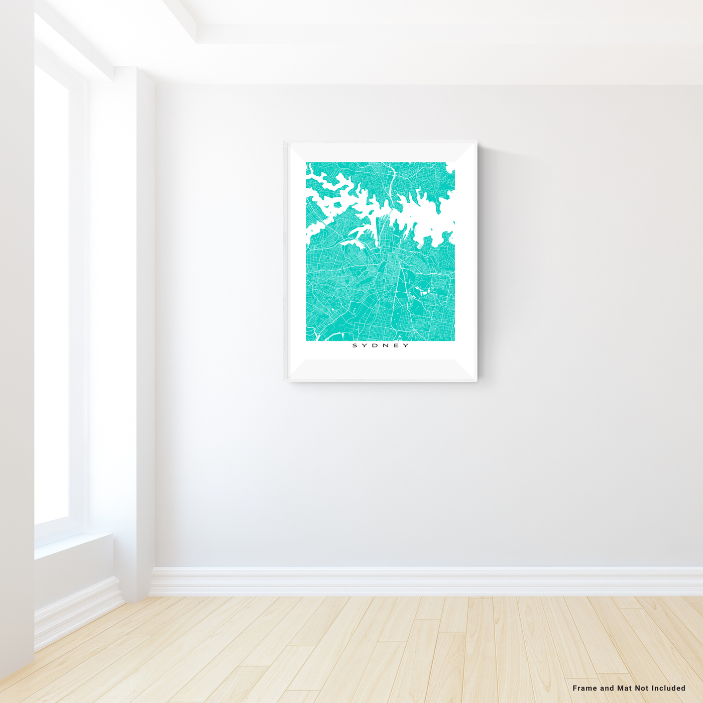 Sydney Map Print, Australia, Colors — Maps As Art