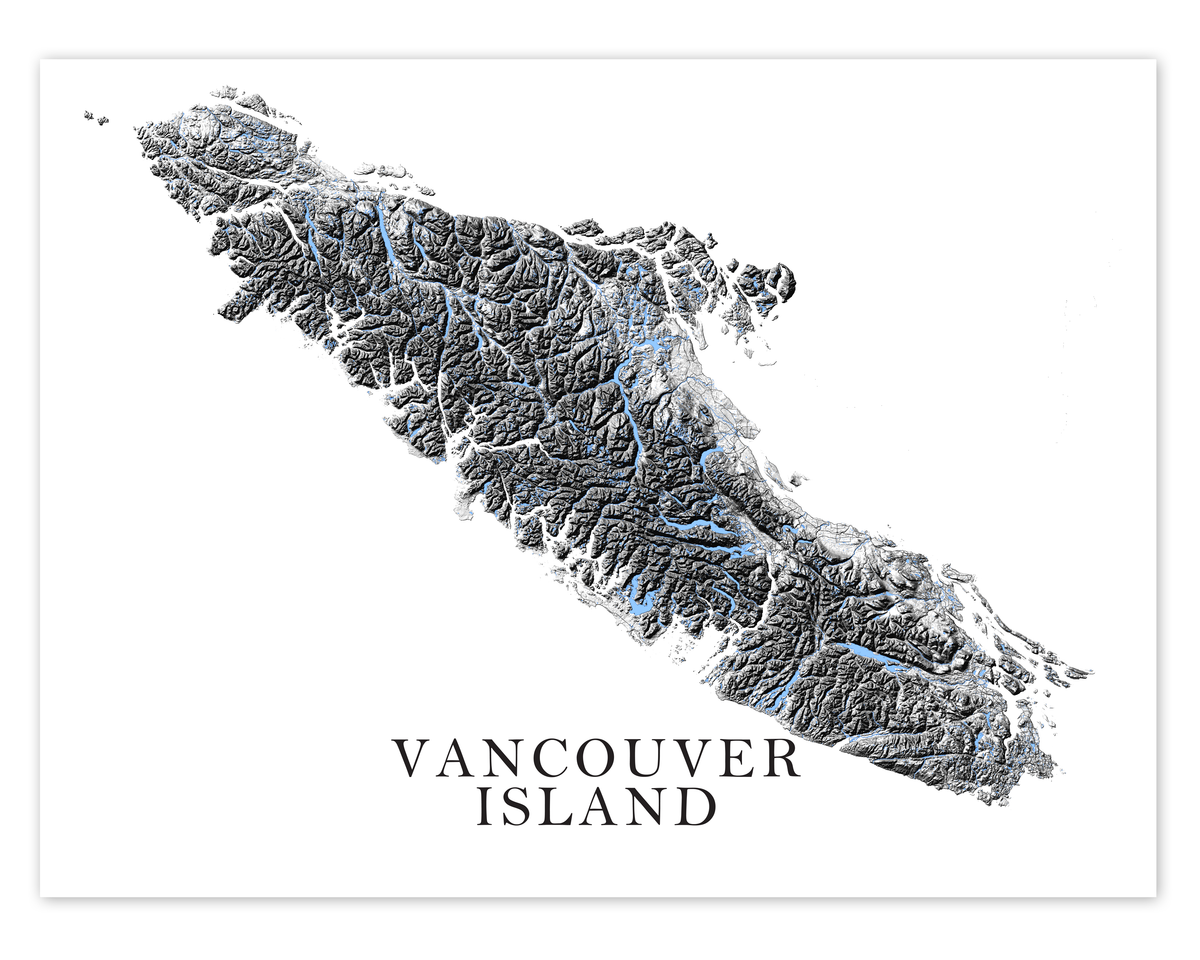 Vancouver Island Map Pdf Vancouver PDF Map Large Long Area British